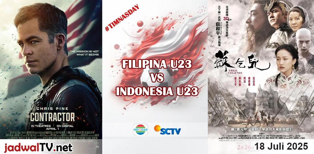 Jadwal Film dan Sepakbola 18 Juli 2025 - Jadwal TV
